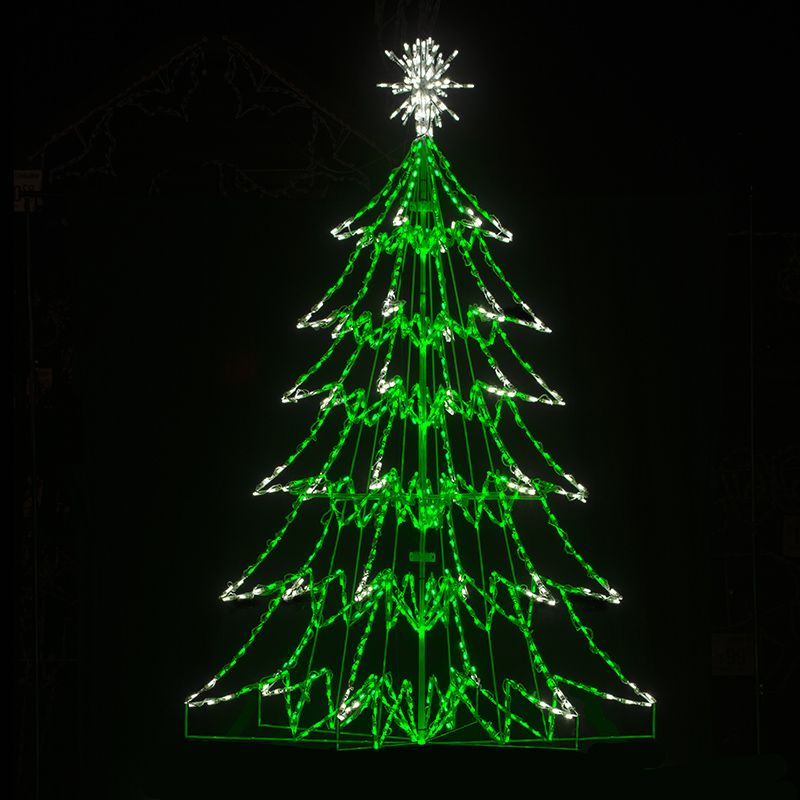 LED 3D Christmas Tree | Outdoor Christmas Wireframe Display