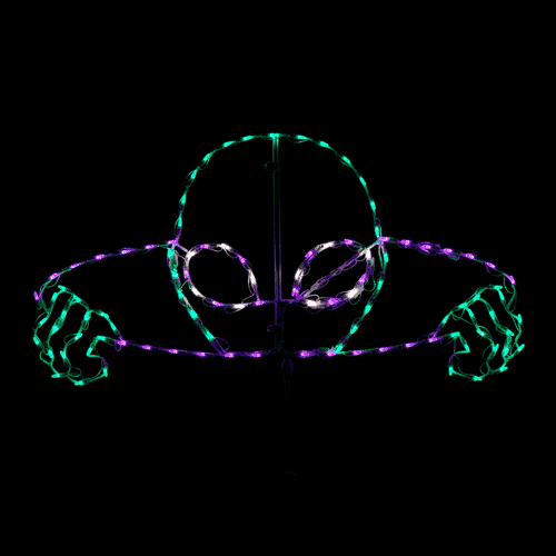 Animated LED Alien Rising | Halloween Lights