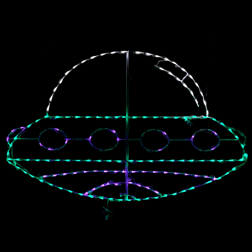 Animated LED Alien Spaceship | Halloween Lights – Holiday Lites Up