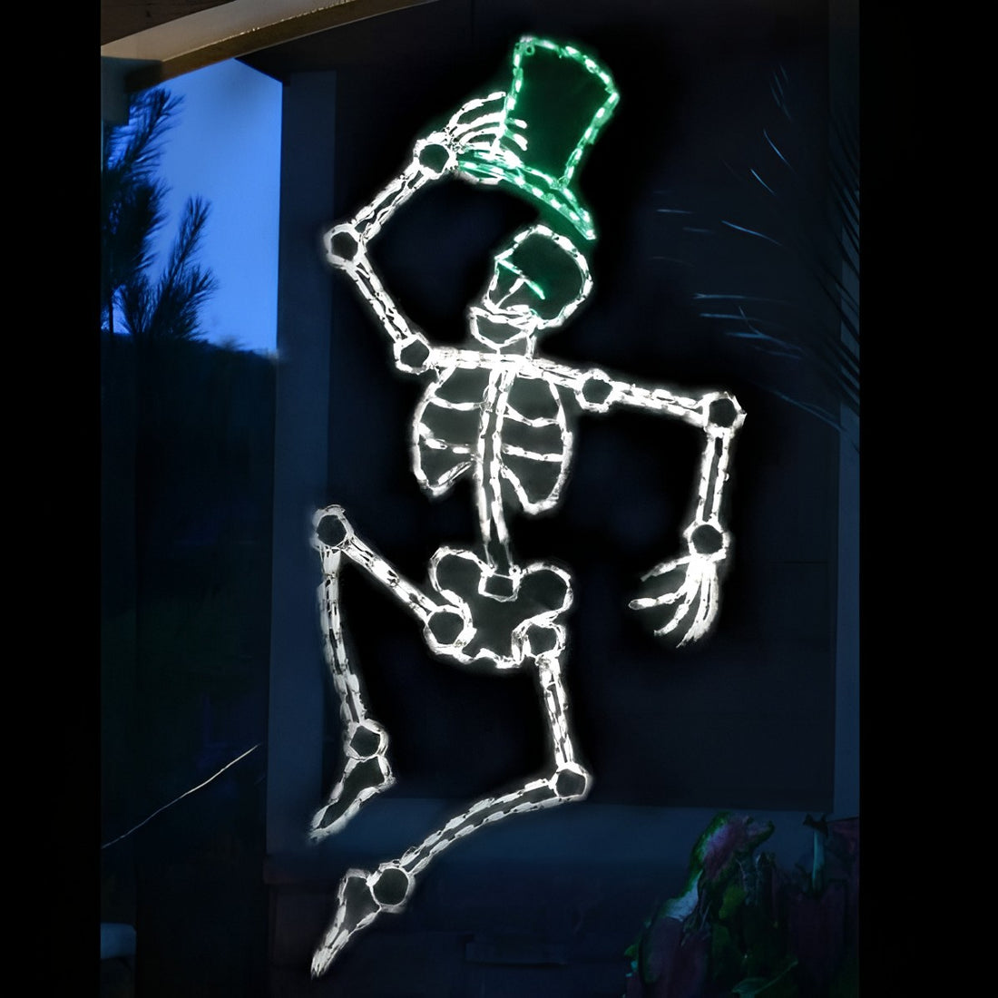LED Dancing Skeleton | Lighted Halloween Wireframe Display – Holiday ...