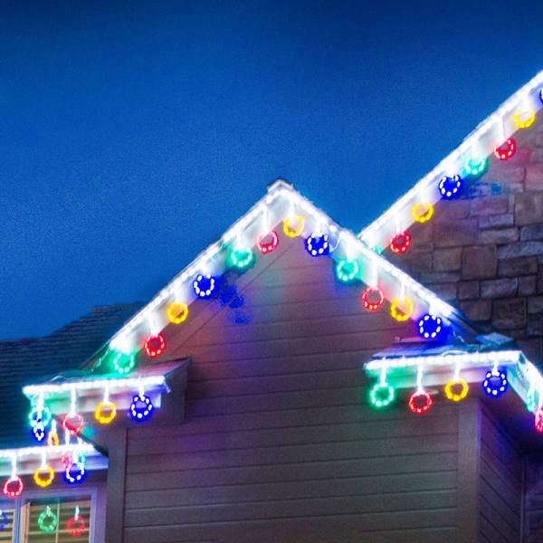 LED Ornament Rod Linkable | Roofline Christmas Lights
