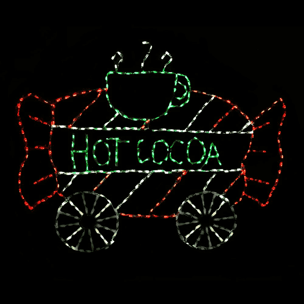Animated Christmas Light Displays | Santa on a Tractor & More